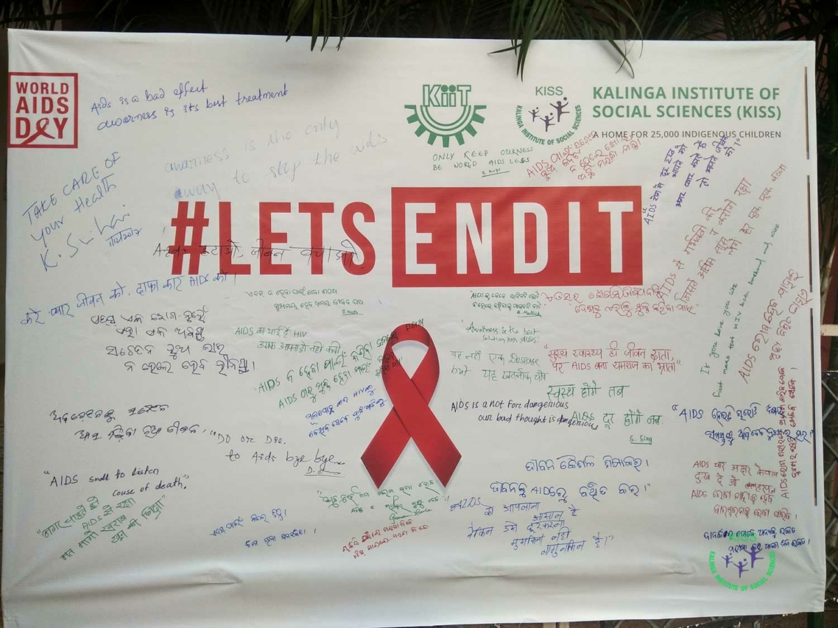 KISS observes World AIDS Day - KISS Deemed to be University