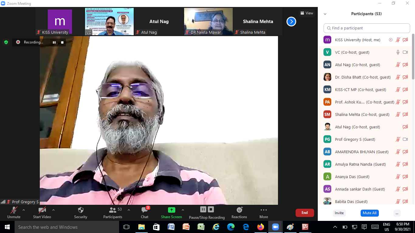 Pre WAC 2023 Distinguished Invited Lecture Series #3 – Prof. Sanjay ...