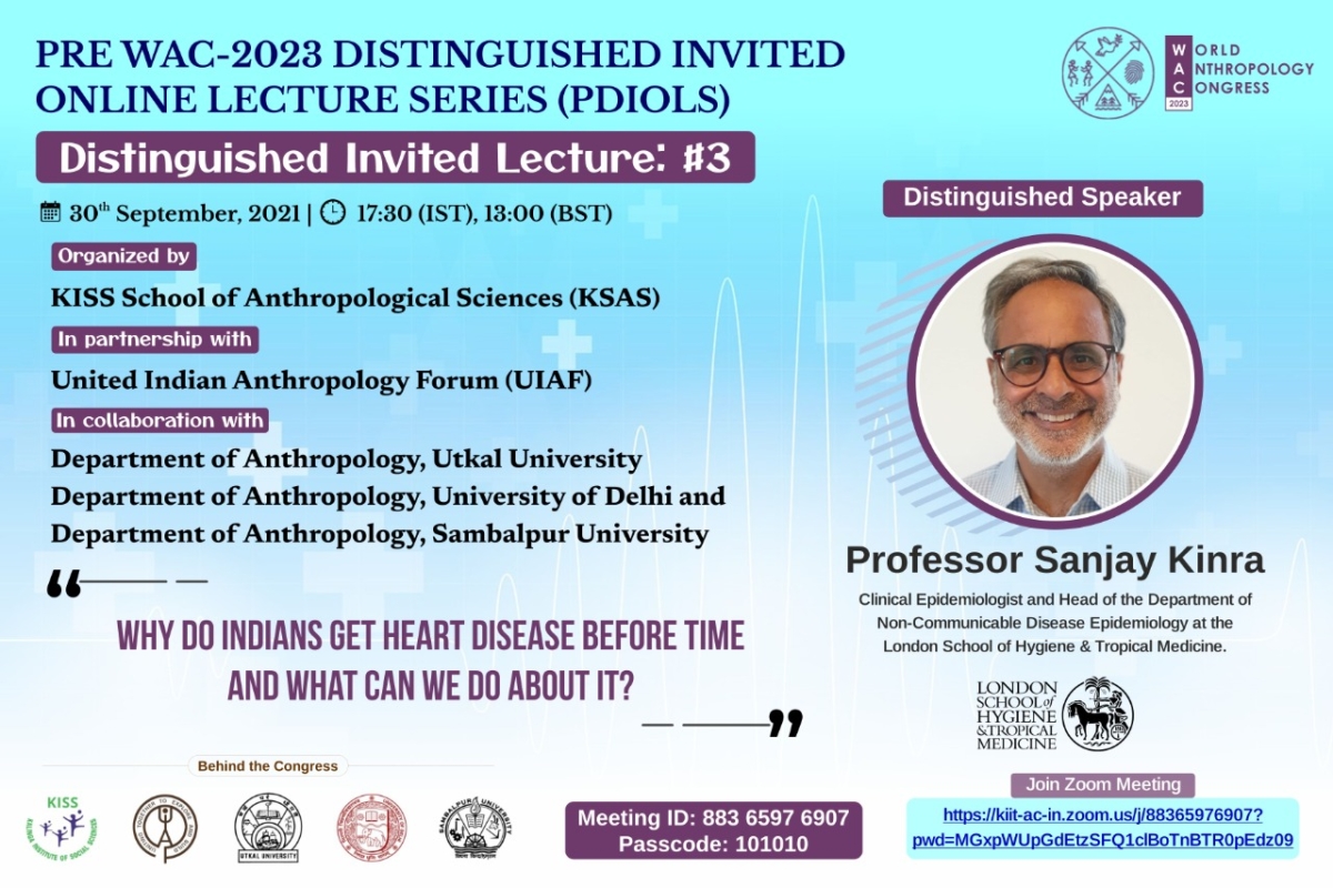 Pre WAC 2023 Distinguished Invited Lecture Series #3 – Prof. Sanjay ...