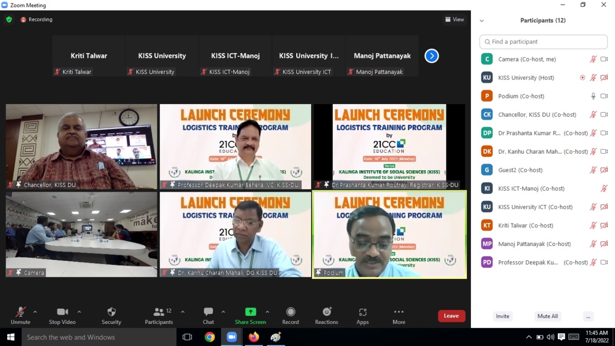 Logistics Training Programme Launched by 21CC Education at KISS-DU ...