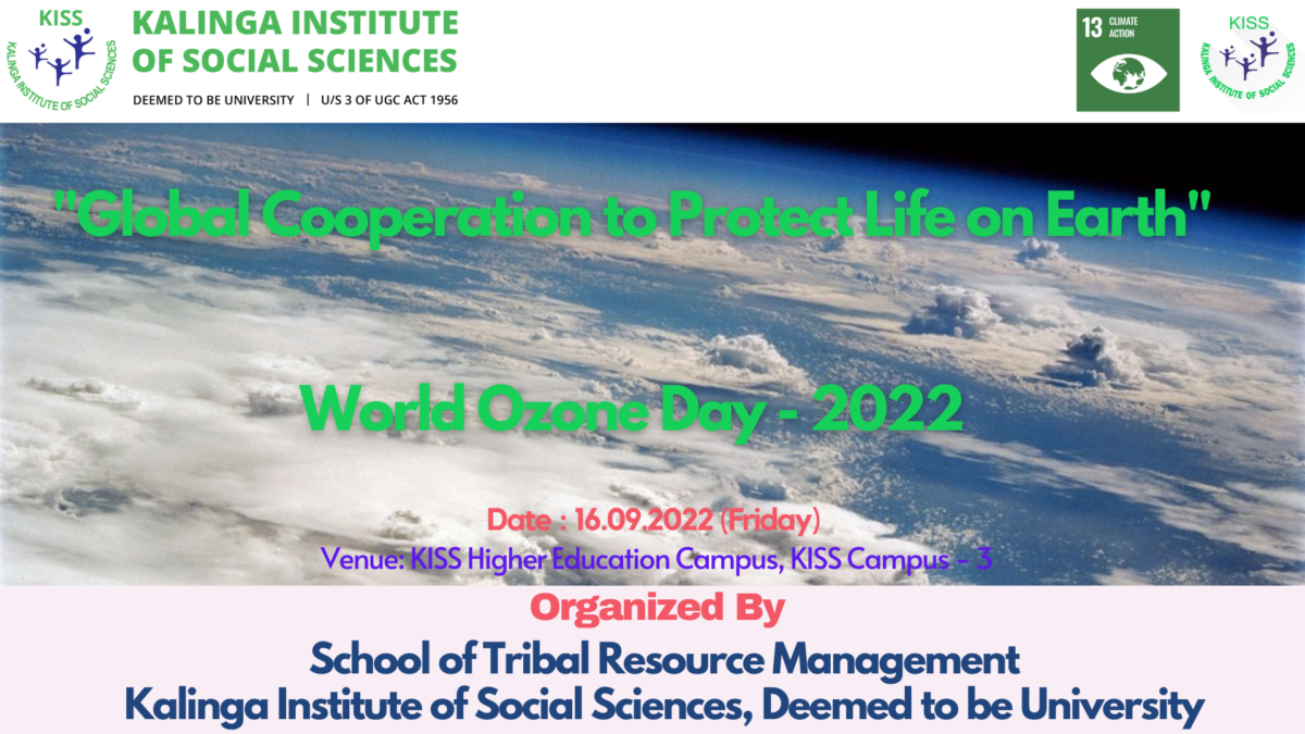 KISS-DU Observes World Ozone Day - KISS Deemed to be University
