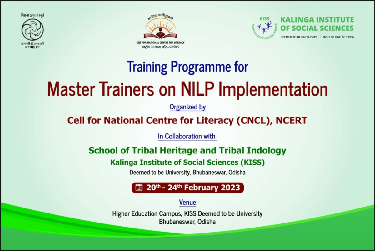 5-Day Training Programme for Master Trainers on NILP Implementation Concludes at KISS-DU - KISS ...