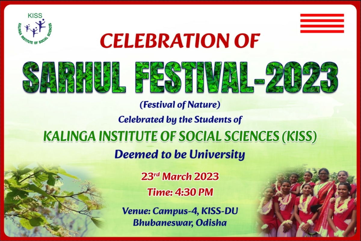 KISS-DU Celebrates Sarhul Festival-2023 - KISS Deemed to be University