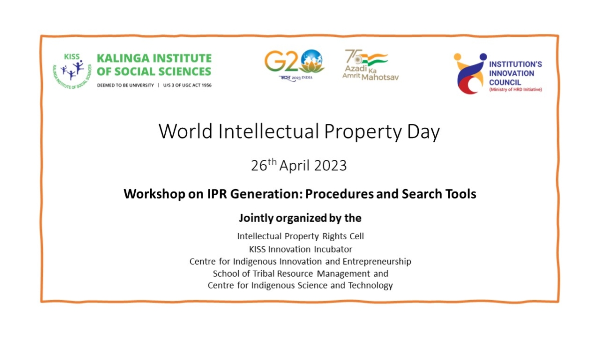 World Intellectual Property Day celebrated by KISS-DU IIC - KISS Deemed ...