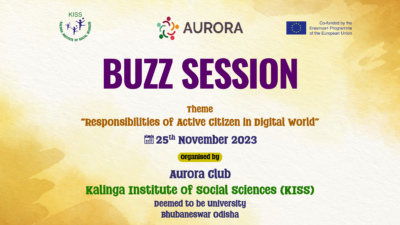 KISS-DU AURORA Club Conducts Buzz Session on “Responsibilities of ...