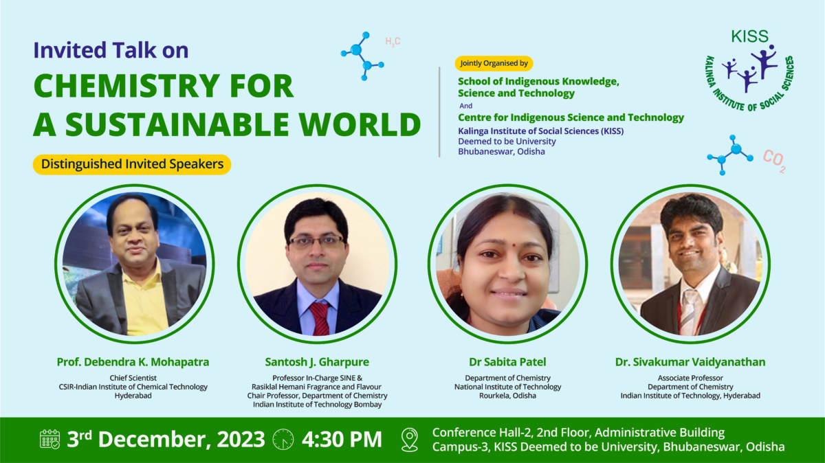 KISS-DU Organizes an Invited Talk on 'Chemistry for a Sustainable World ...
