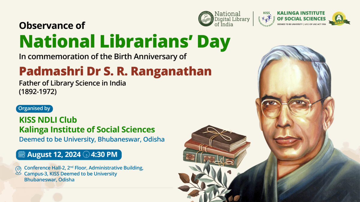 KISS-DU Observes National Librarians’ Day - KISS Deemed to be University