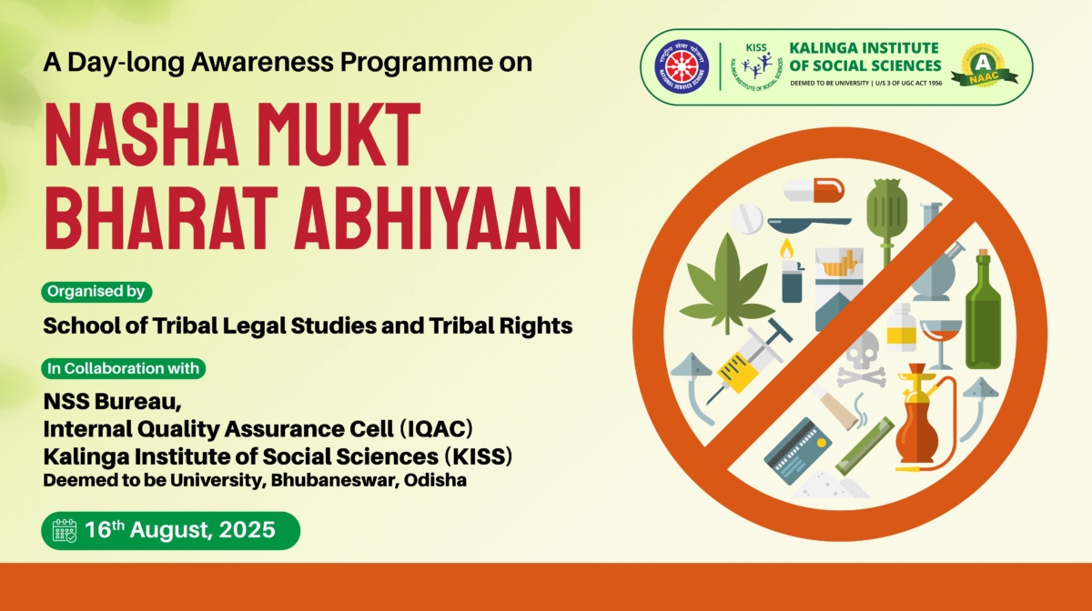 United Against Substance Abuse: Nasha Mukt Bharat Abhiyan at KISS-DU ...