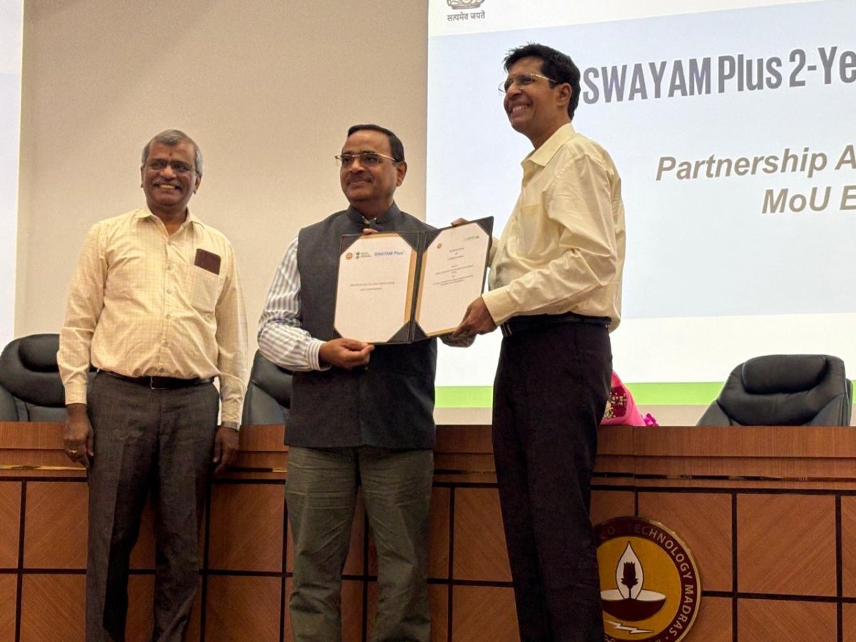 KISS-DU Inks MoU with IIT Madras for SWAYAM Plus - KISS Deemed to be ...